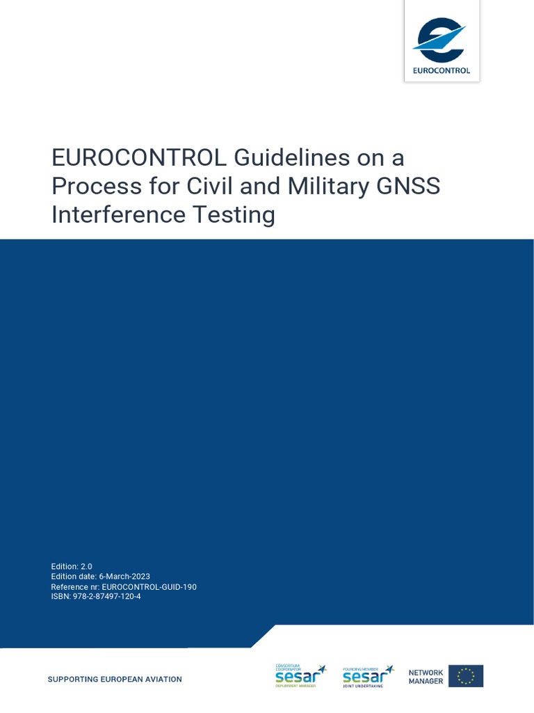 Eurocontrol Gnss Interference Testing Guide v2 0 | PDF | Air Traffic ...