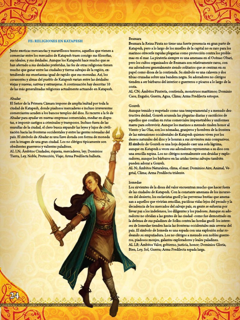 Pathfinder - Religion y Magia en Katapesh | PDF