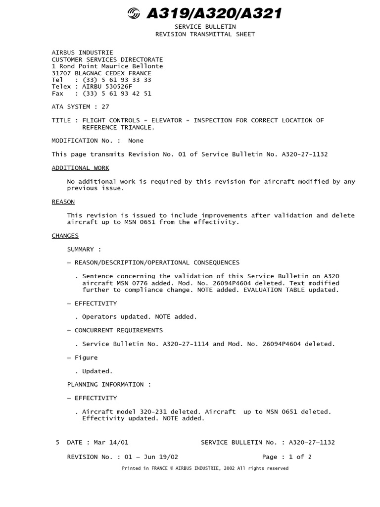 Printed in FRANCE © AIRBUS INDUSTRIE, 2002 All Rights Reserved | PDF ...