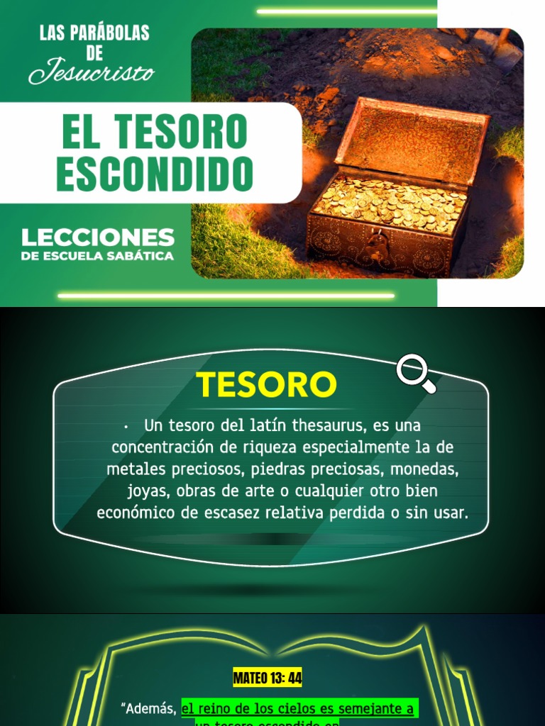 Leccion 10. El Tesoro Escondido RV | PDF | Tesoro | Incienso