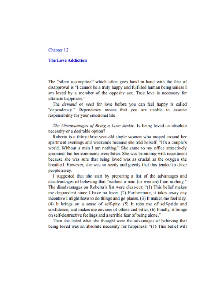 The Love Addiction | PDF