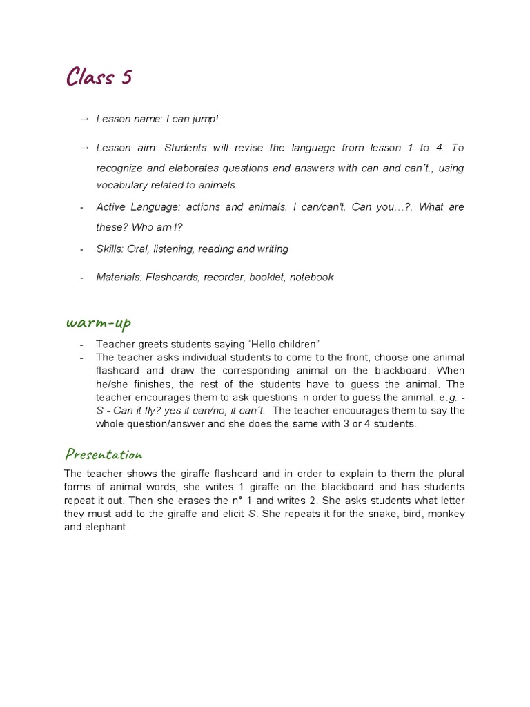 Class 5 & 6 | PDF | Learning | Linguistics