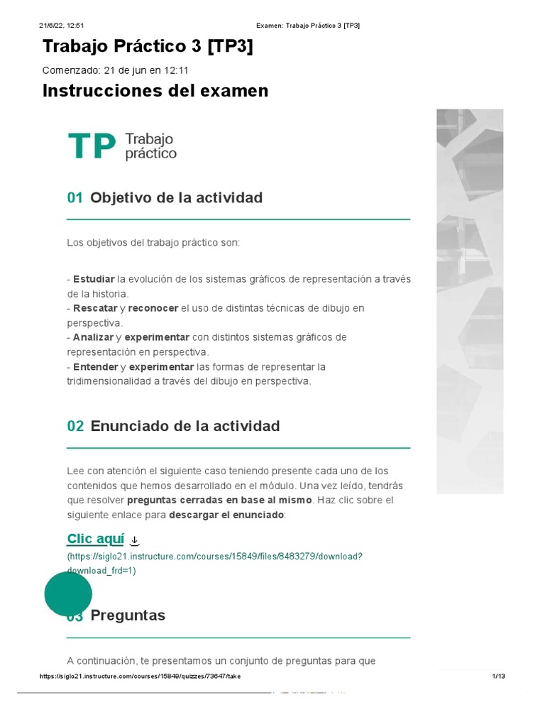 Examen Trabajo Practico 3 tp3 - Compress | PDF | Perspectiva (Gráfica) | Percepción visual