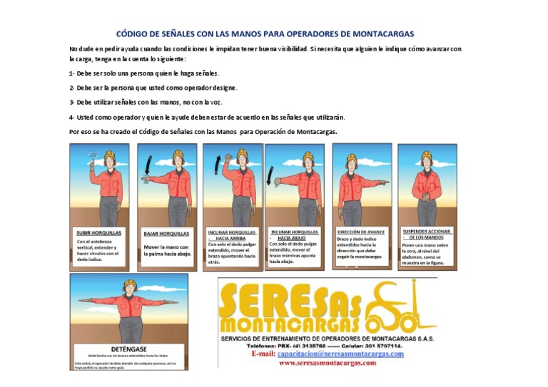 Código de Señales Con Las Manos | PDF