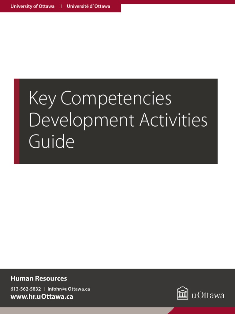 Key Competencies Development Guide | PDF