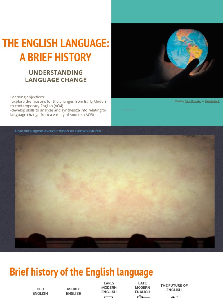 Evolution of the English Language | PDF | English Language | Word