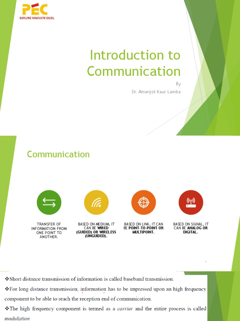 Introduction To Communication | PDF