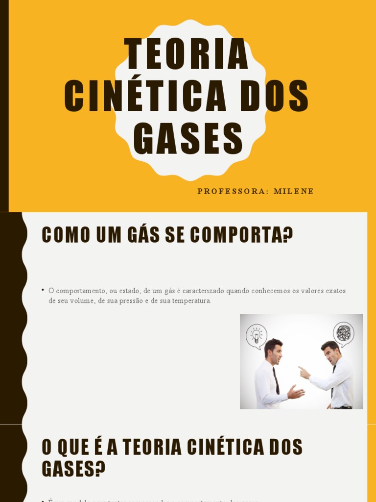 Teoria Cinética Dos Gases | PDF | Gases | Temperatura