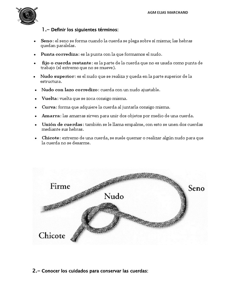 NUDOS | PDF | Nudo | Cuerda