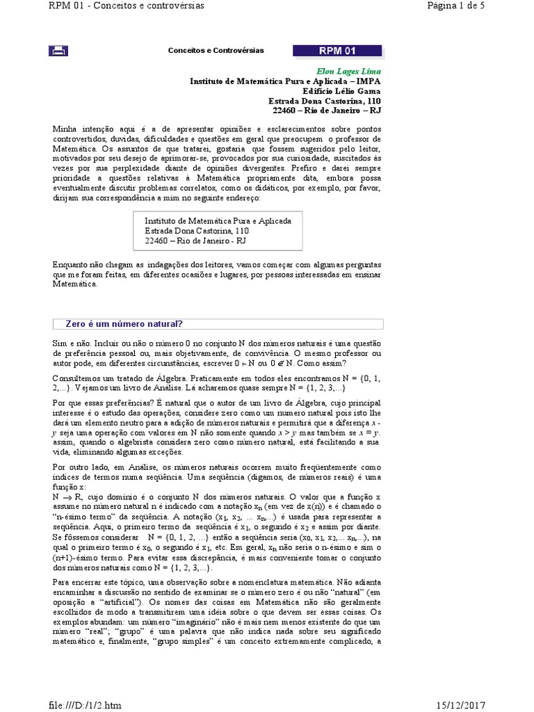 Ledo Aula 1 | Download grátis PDF | Sequência | Números