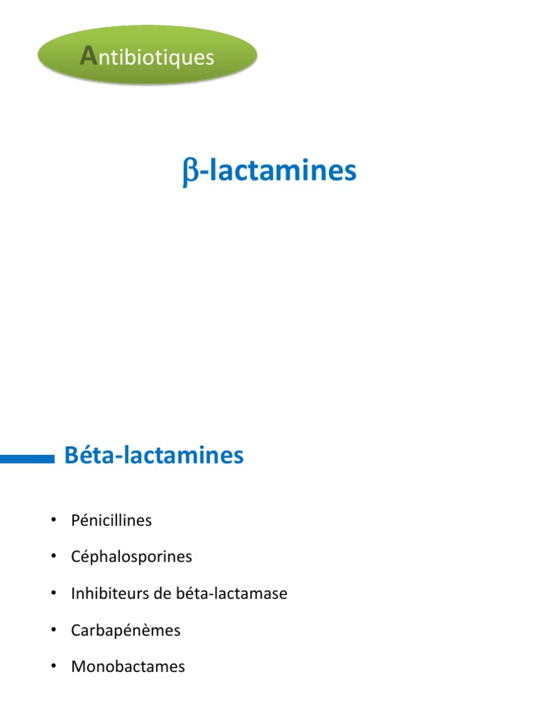 8.Beta-lactamines | PDF