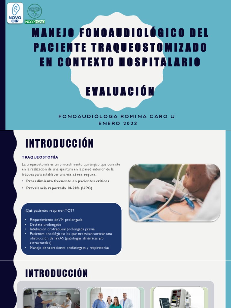 Manejo Flgico Paciente TQT Dia 1 | PDF | Laringe | Pulmón