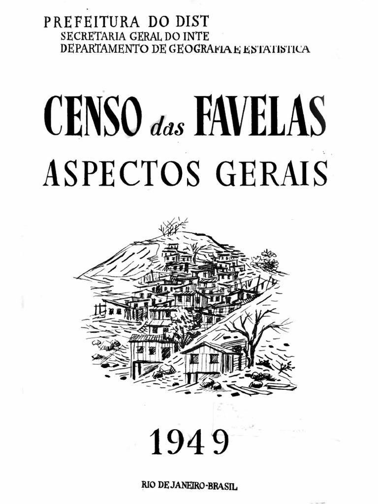 Censo Das Favelas Aspectos Gerais, 1949 | PDF