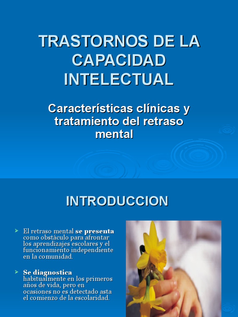 Retraso Mental: Características y Tratamiento | PDF | Discapacidad ...