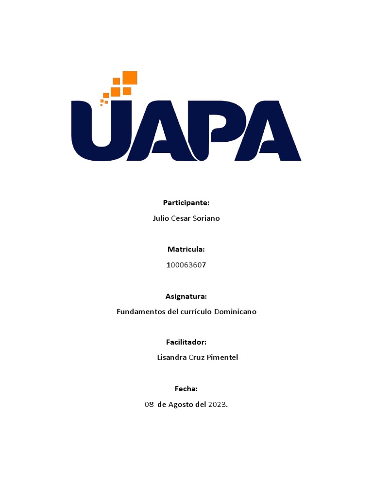 Currículo Dominicano: Claves y Enfoques | PDF | Plan de estudios ...