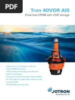Tron 40VDR AIS Installation Manual | PDF | Radar | Antenna (Radio)