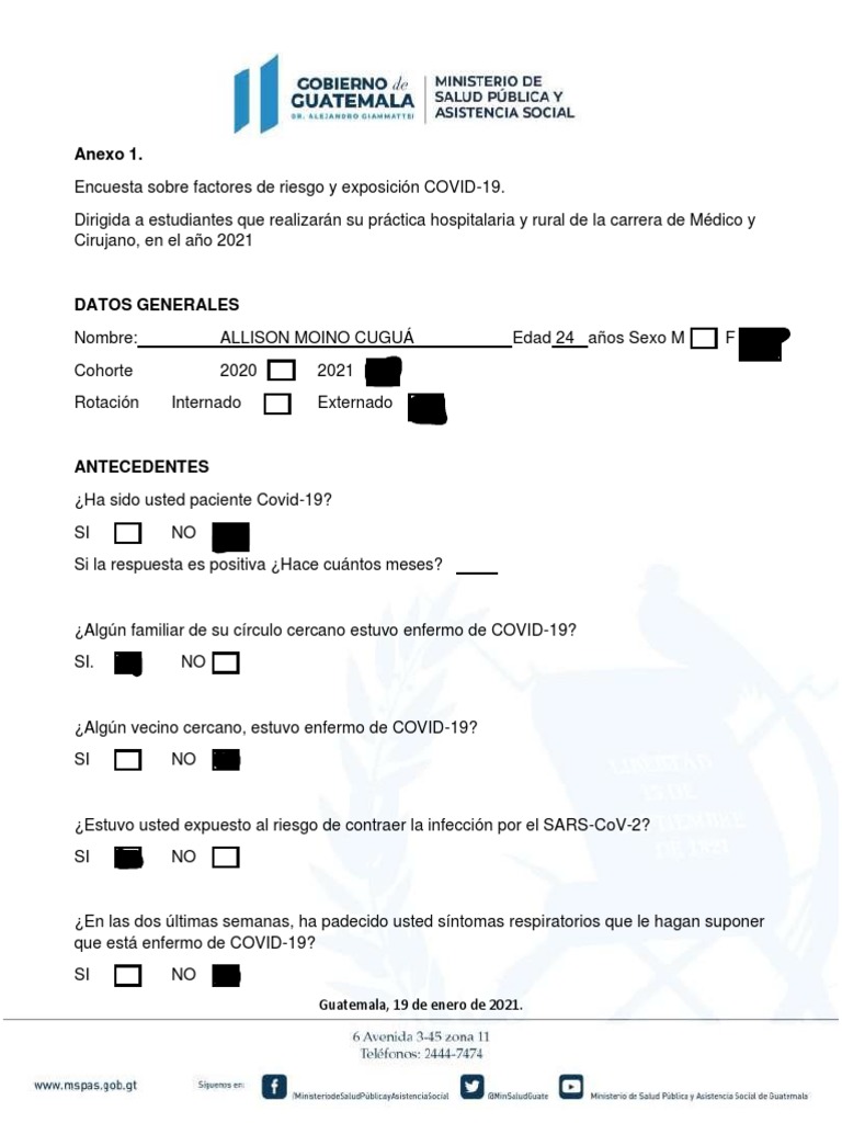 Protocolo MSPAS | PDF | Cuidado de la salud | Microbiología