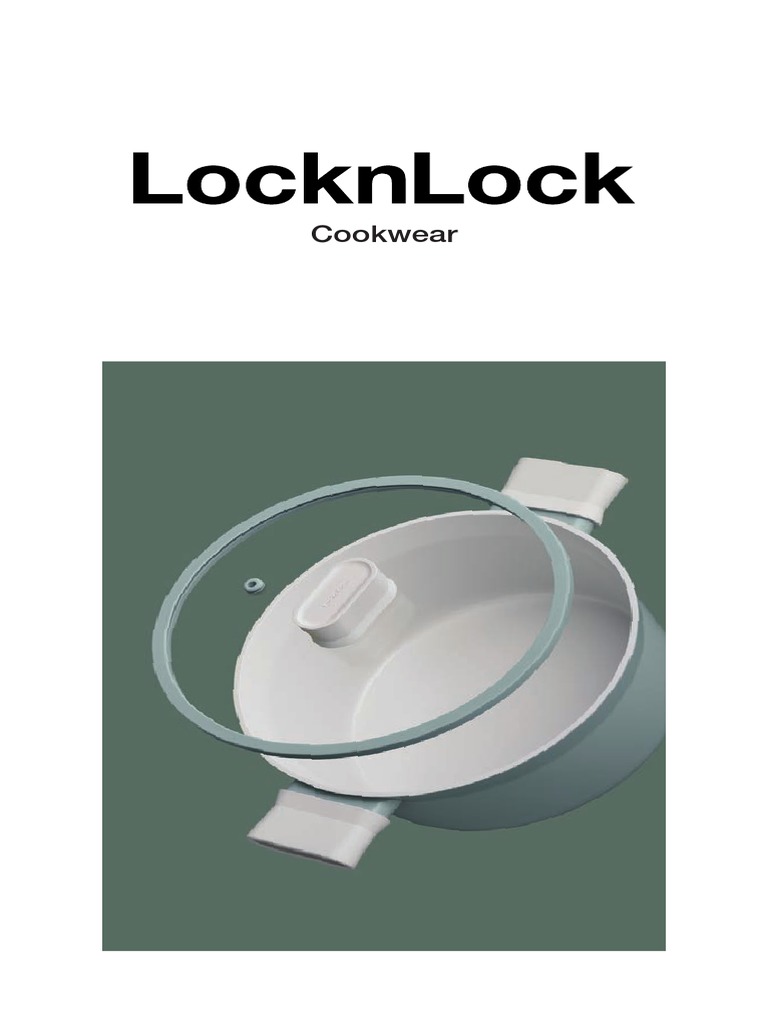 LocknLock Cookware | PDF | Cookware And Bakeware | Frying Pan