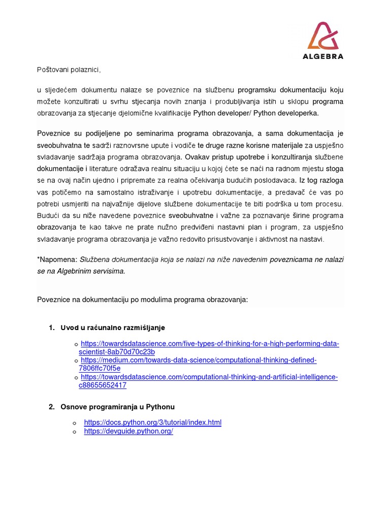 Pyton Developer Literatura | PDF