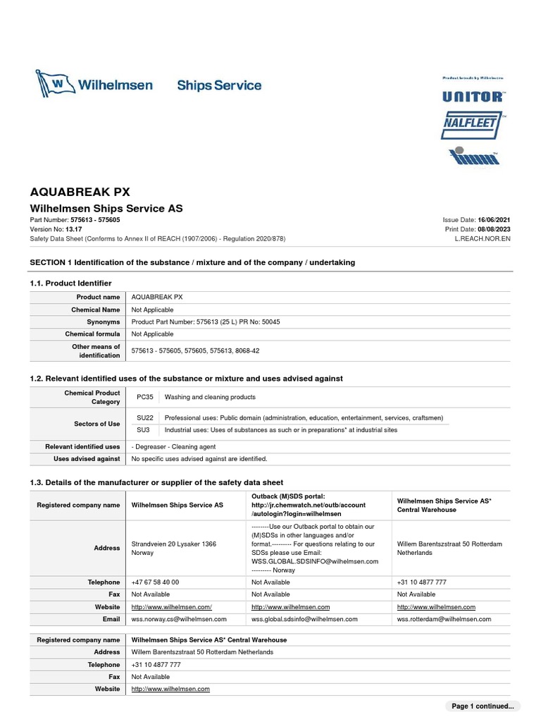 Aquabreak PX 25 LTR | PDF