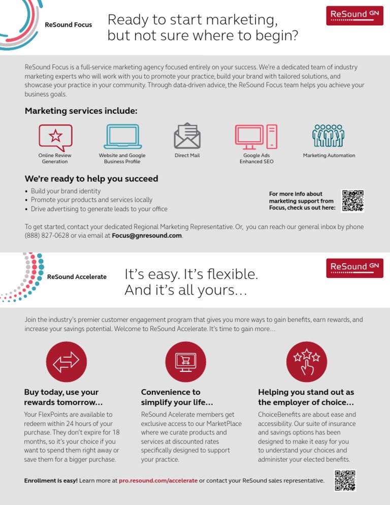 Customer Programs - ReSound Focus & ReSound Accelerate | PDF ...