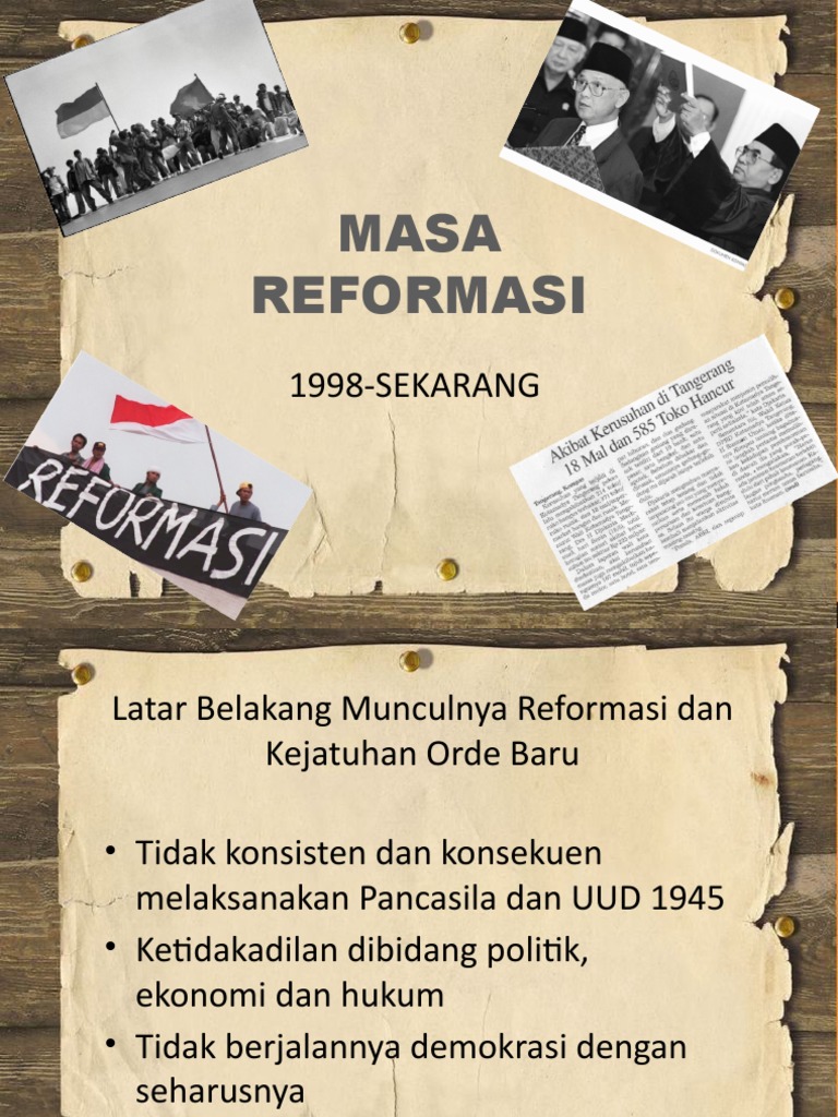 Sejarah Reformasi Indonesia | PDF