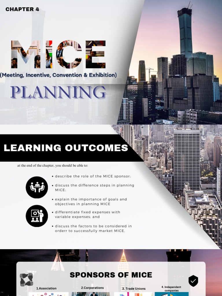 Chapter 4 MICE Planning | PDF | Classroom