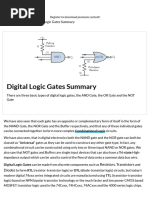 Digital and Analog Logic Gates Guide | PDF | Logic Gate | Integrated ...