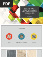 Fireclay Tile Specifications and Uses | PDF | Tile | Materials