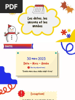 Jours, mois et saisons en français | PDF