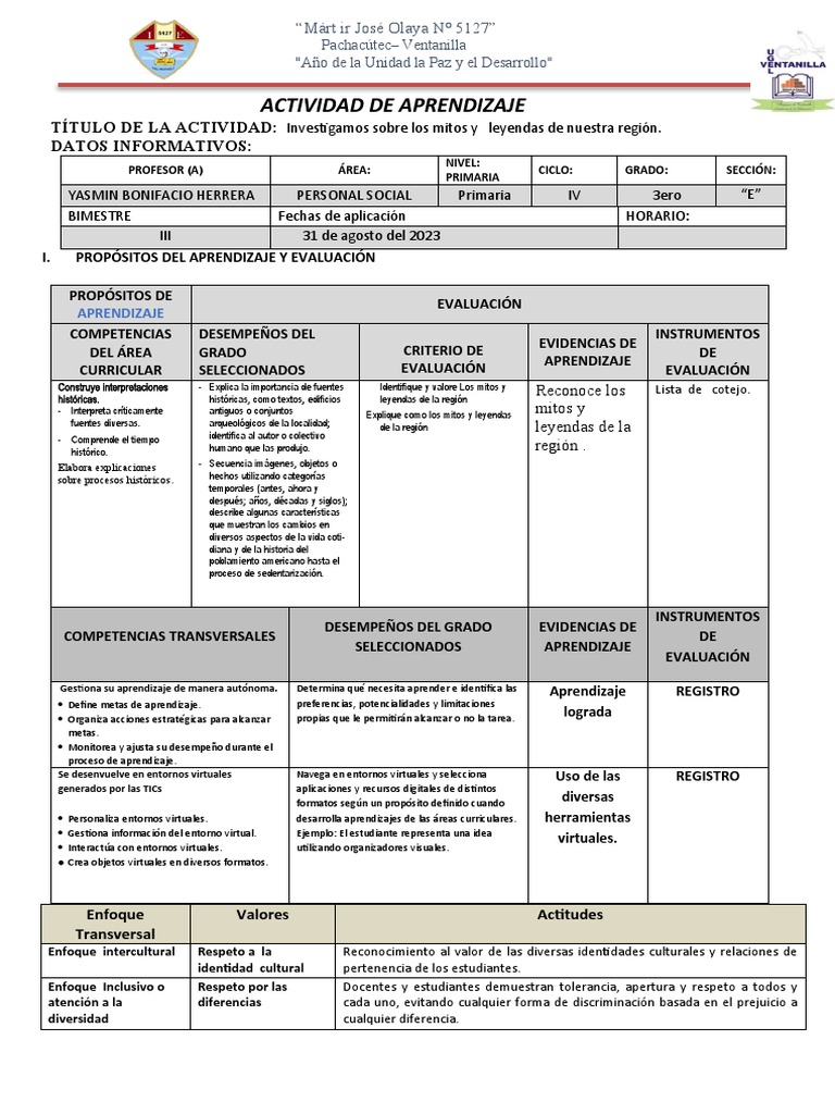 Sesion 2 Personal Social | PDF Sesion 2 Personal Social | PDF