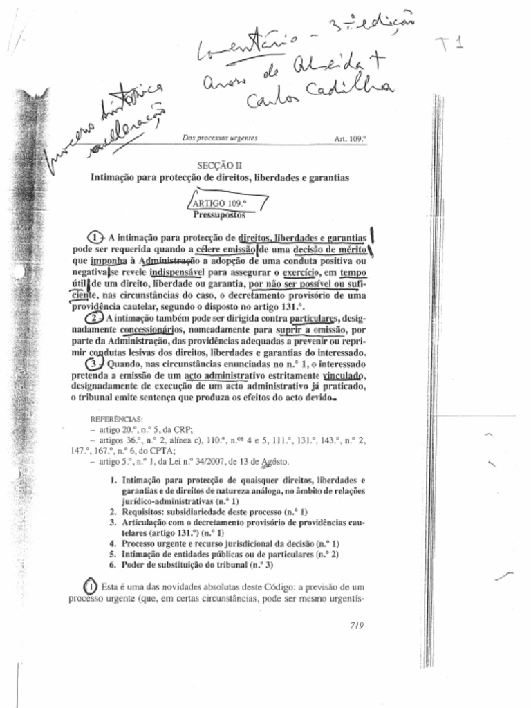 CPTA Anotado 109º A 111º | PDF