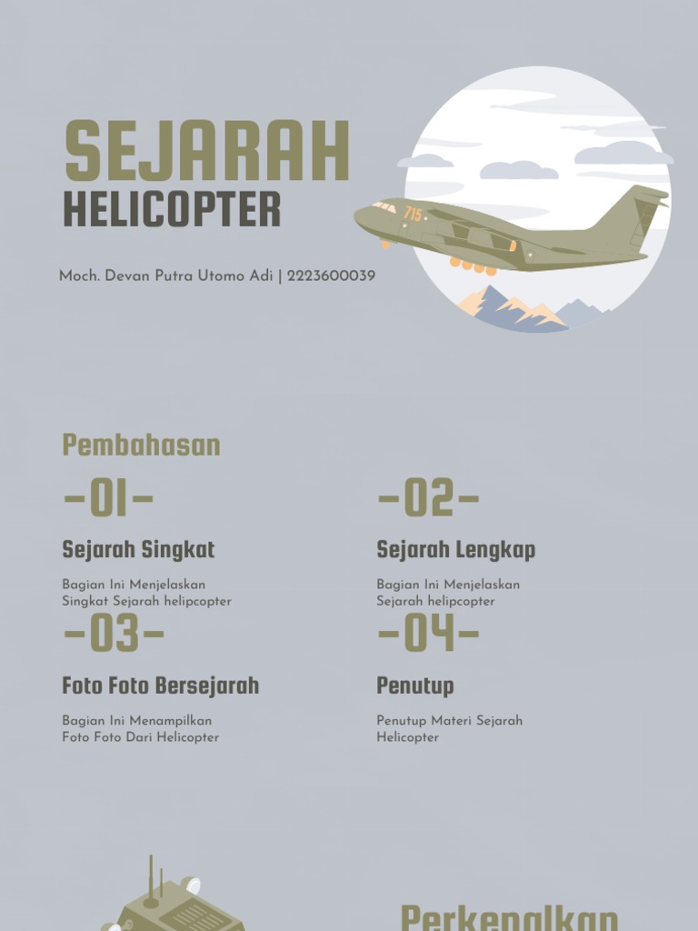Sejarah Helicopter | PDF