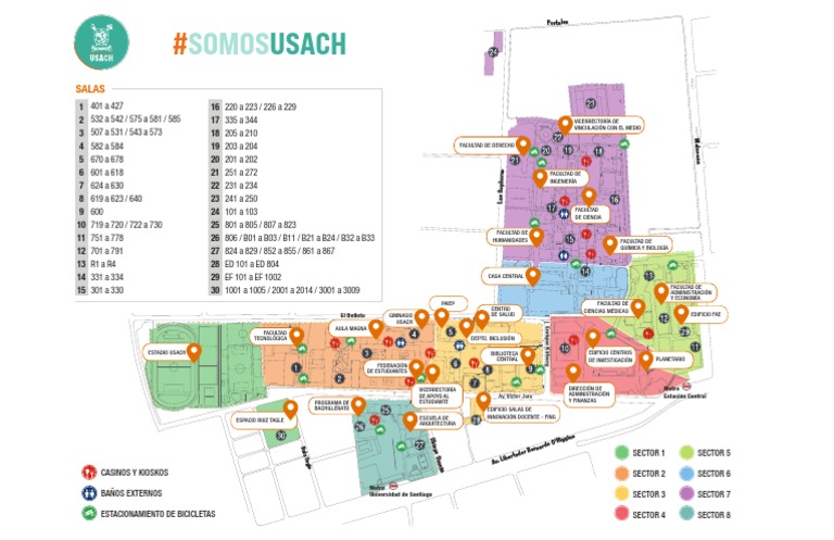 Mapa Usach V2023 | PDF
