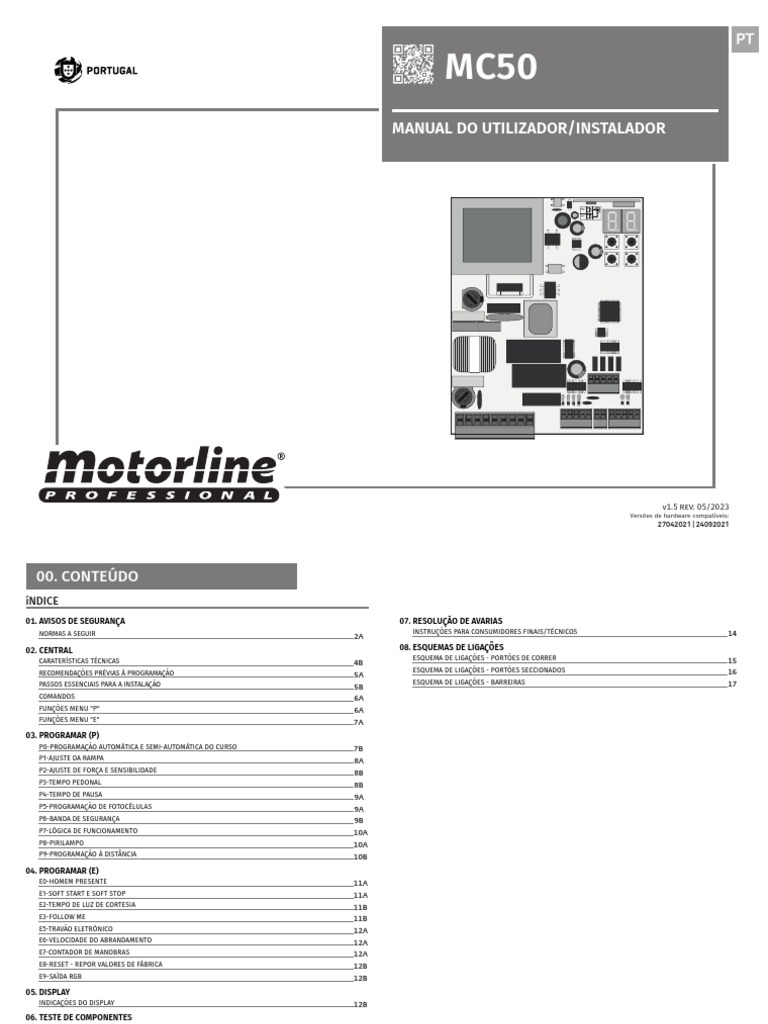 mc50 PT | PDF | Desperdício | Fusível (elétrico)