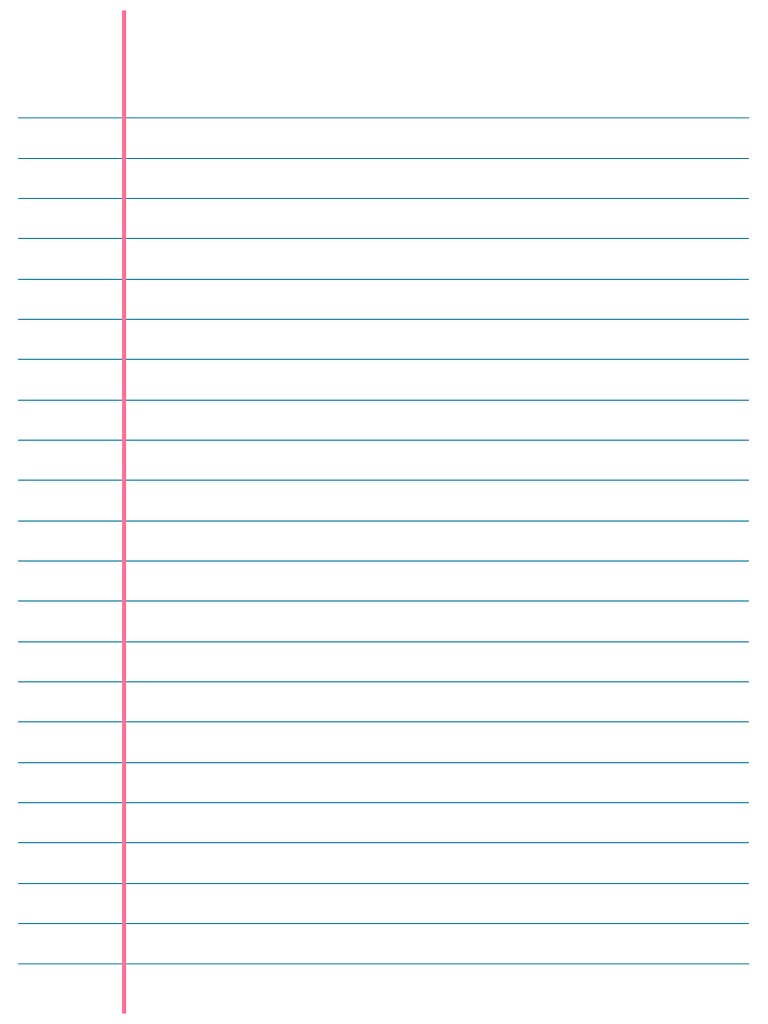 Hoja Rayadas A4 Con Margen | PDF