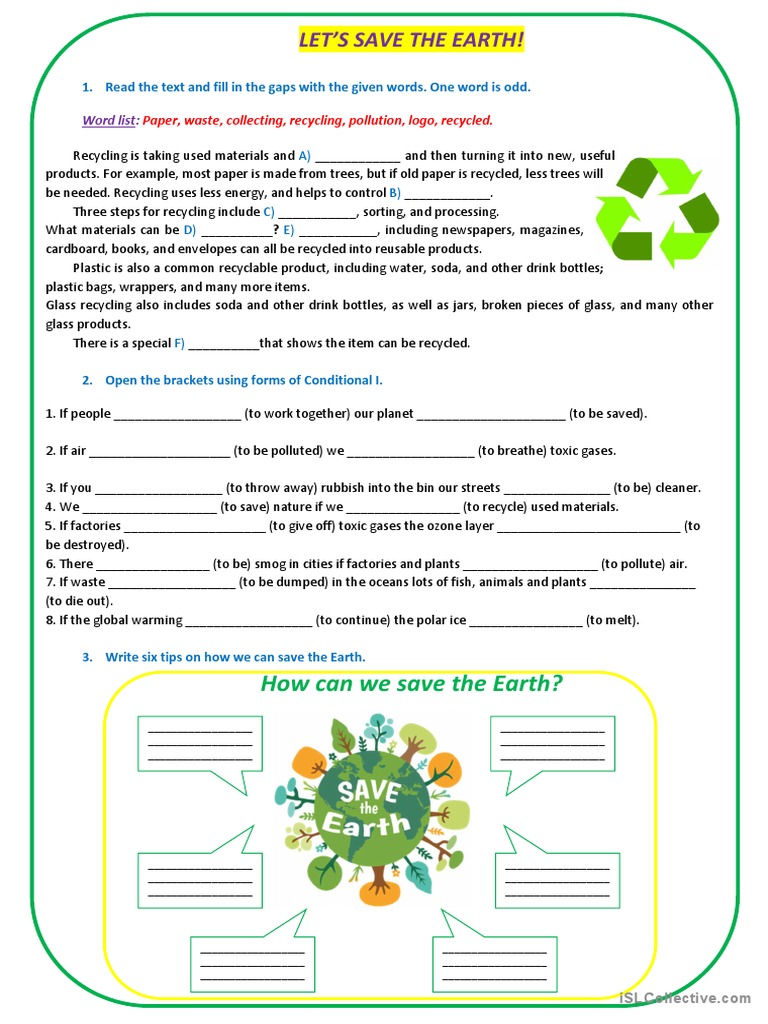 LET'S SAVE THE EARTH! | PDF