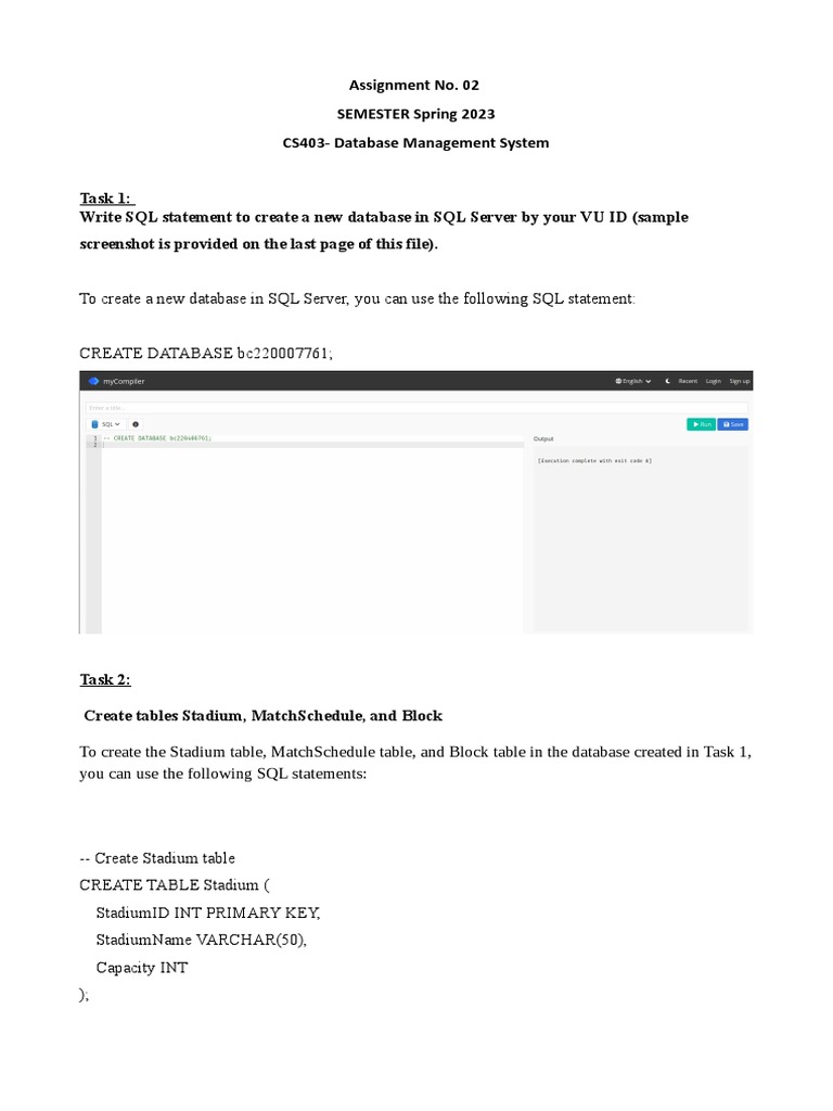 Spring 2023 - CS403 - 2 | PDF