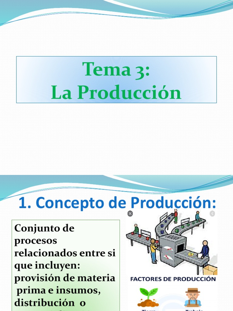Conceptos Clave de Producción Económica | PDF | Capital (economía ...