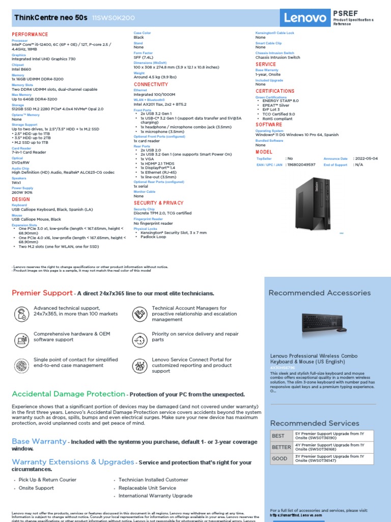 Lenovo Neo 50S Gen 3 | PDF