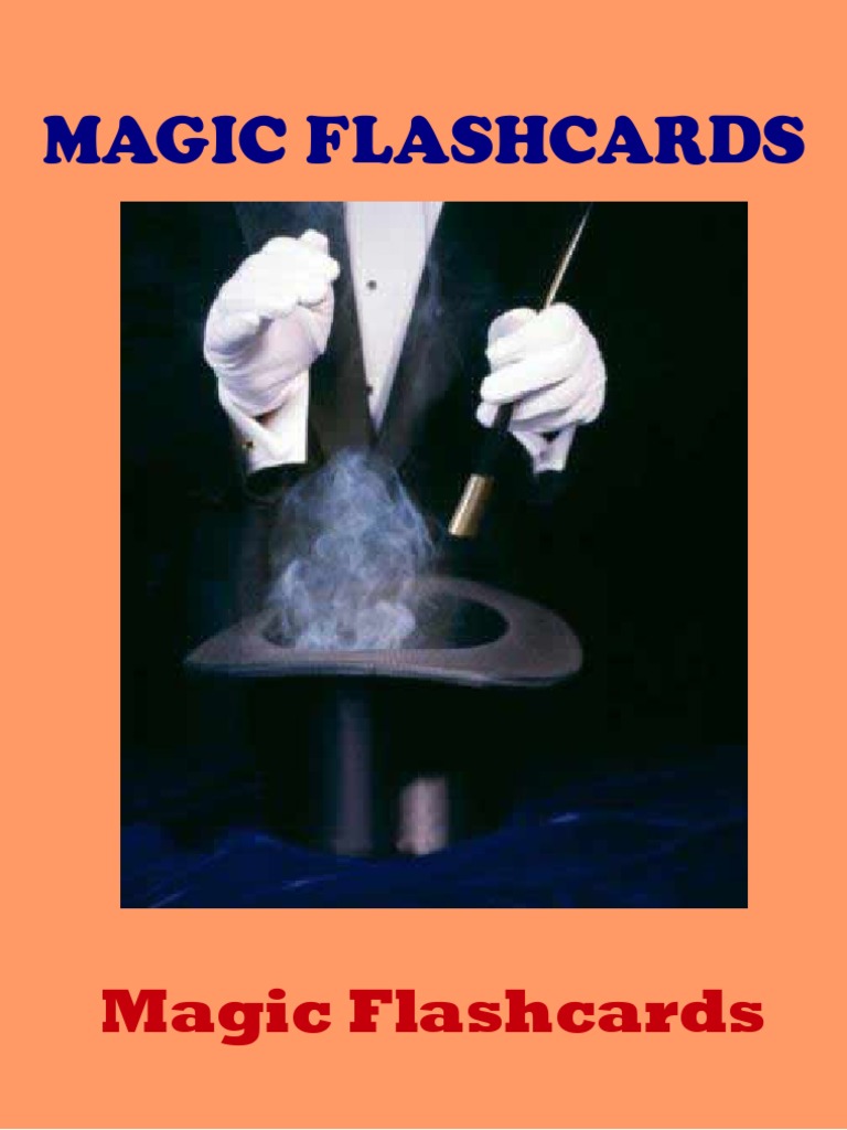 Magic Flashcards Magic Flashcards Cards Magic Flashcards Magic Game ...