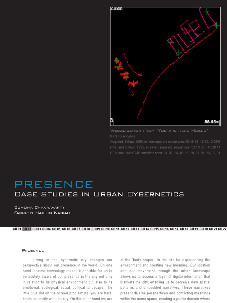 Presence: Case Studies in Urban Cybernetics | PDF | Global Positioning System | Virtual Reality