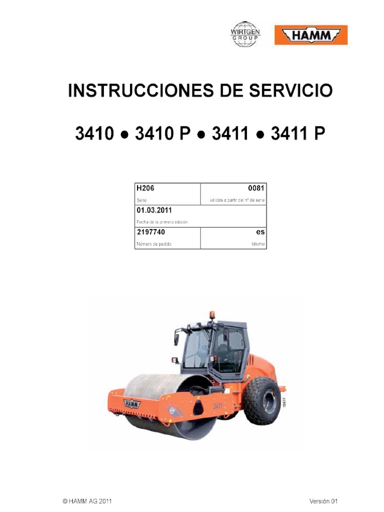Manual de Servicio HAMM | PDF