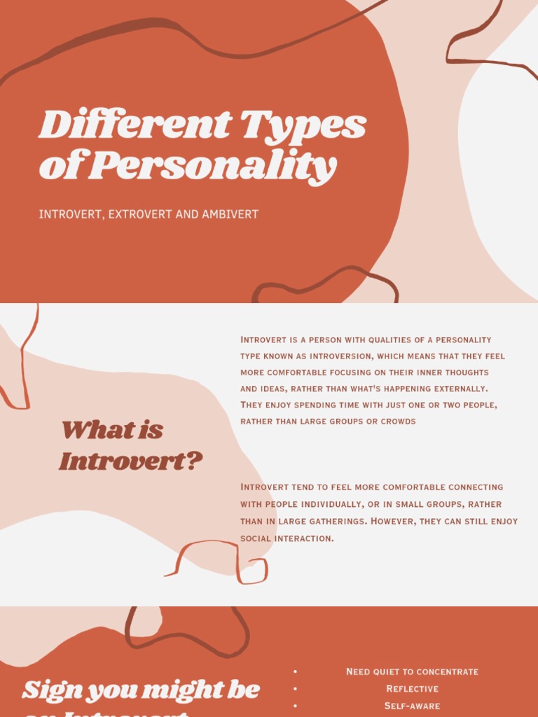 Personality Types | PDF