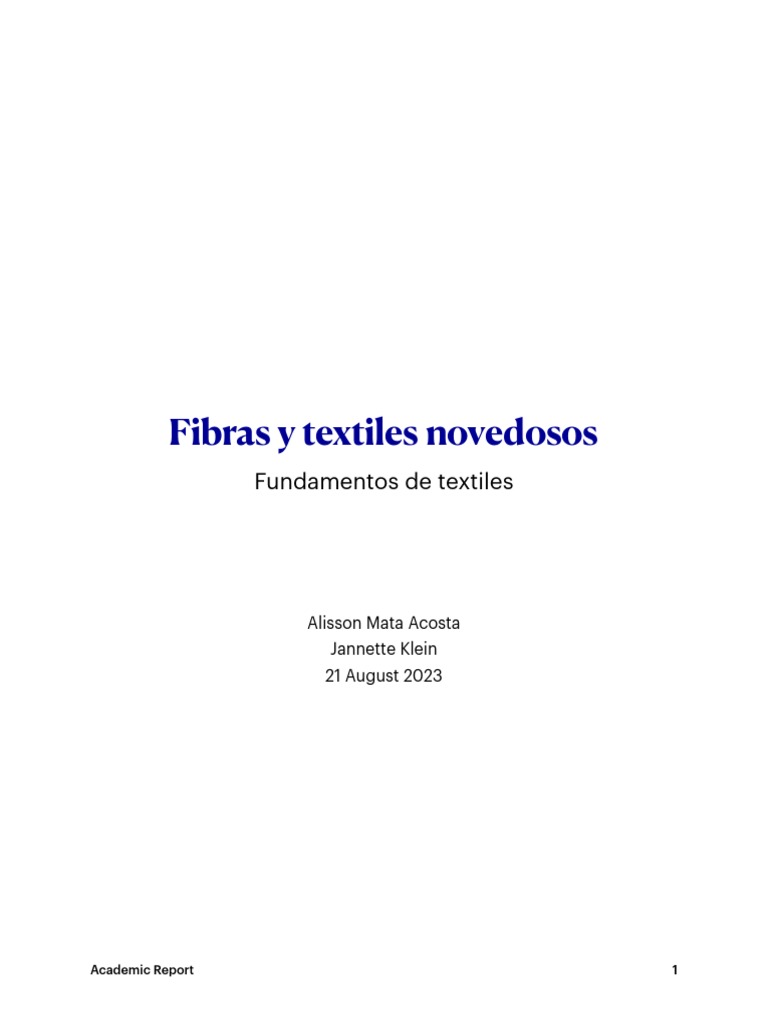 Textiles | PDF | Materiales