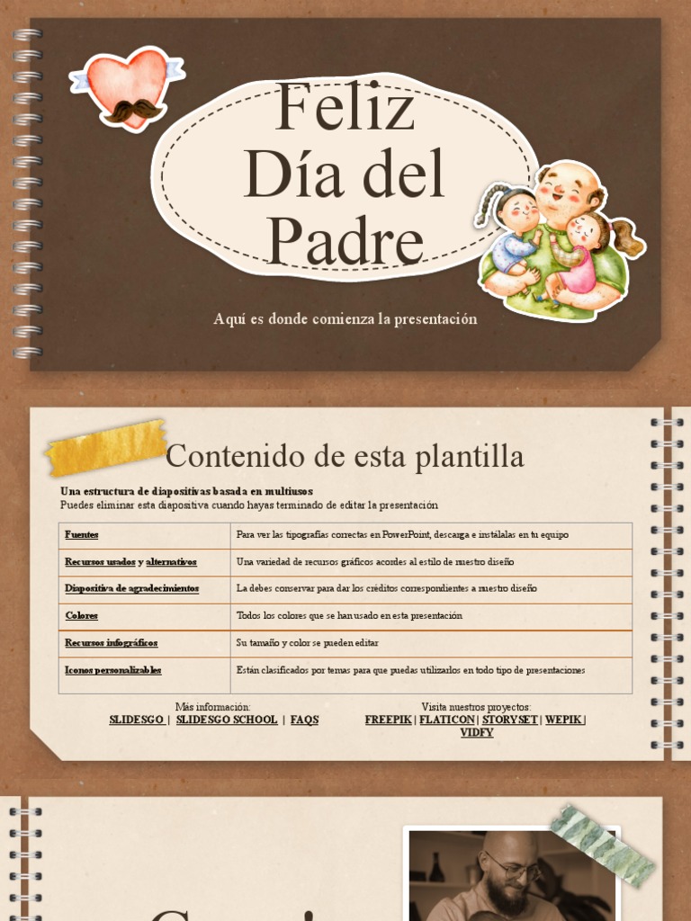 Spanish Father's Day XL by Slidesgo | PDF