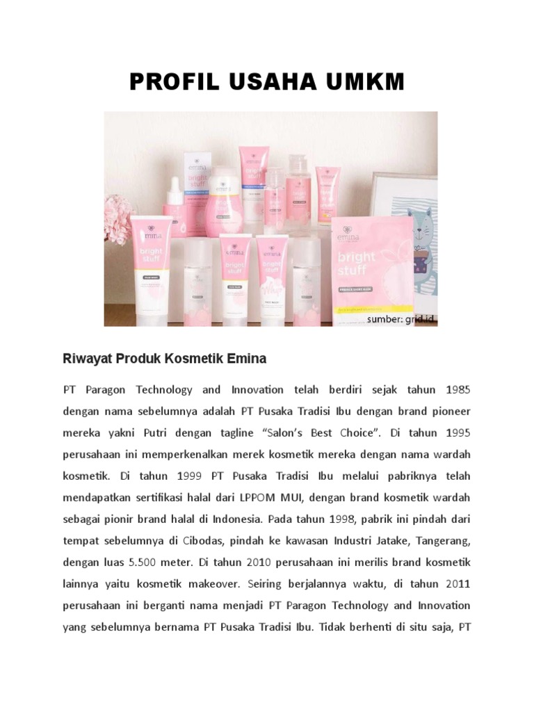 Profil Usaha Umkm 2 | PDF | Pengembangan Diri
