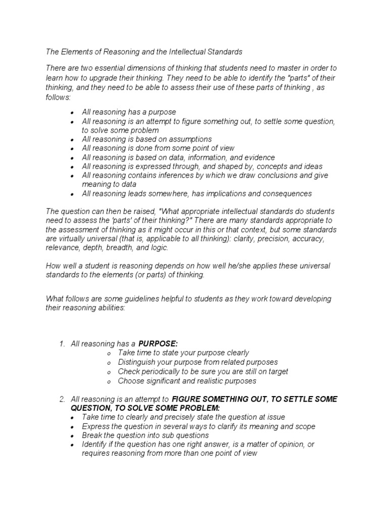 Week 3 (Logic) | PDF | Reason | Argument