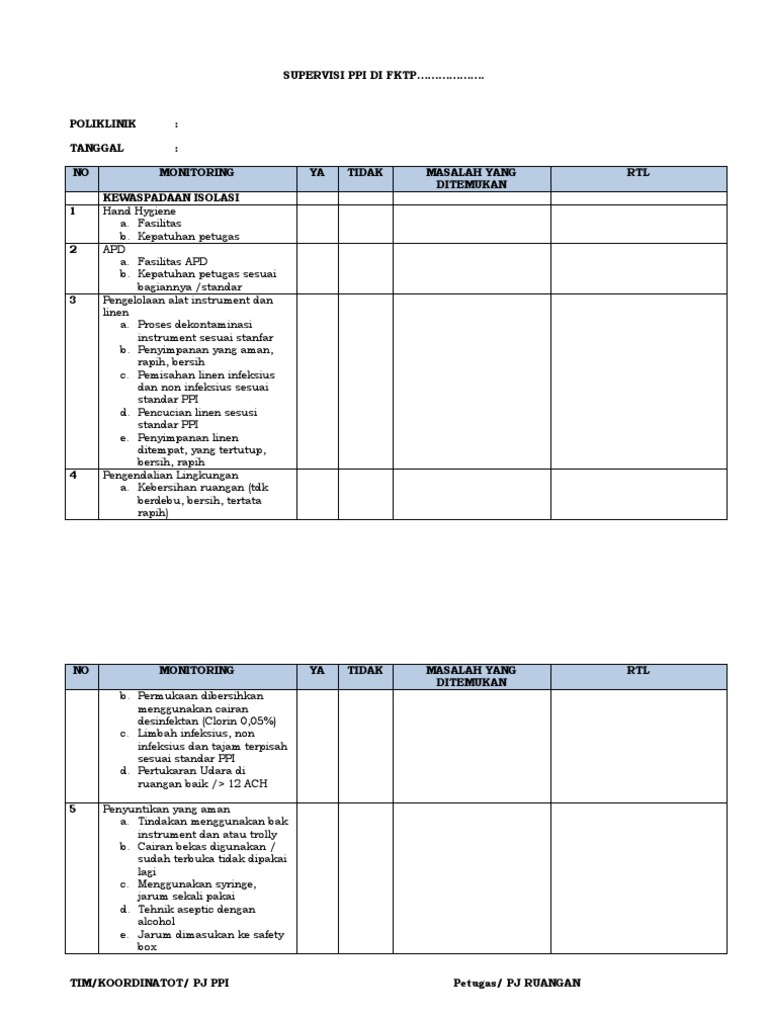 SUPERVISI PPI DI FKTP | PDF