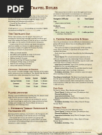 D&D 5E Travel Speed and Rules | PDF | Role Playing Games | Leisure